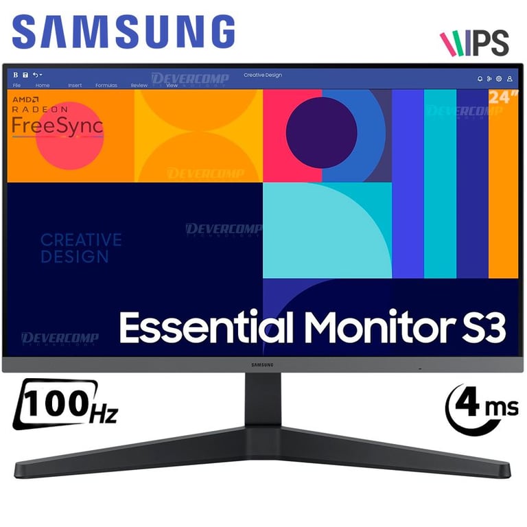 Monitor Samsung 24 LED FULL HD IPS 100Hz HDMI DP | Compara precios con ...